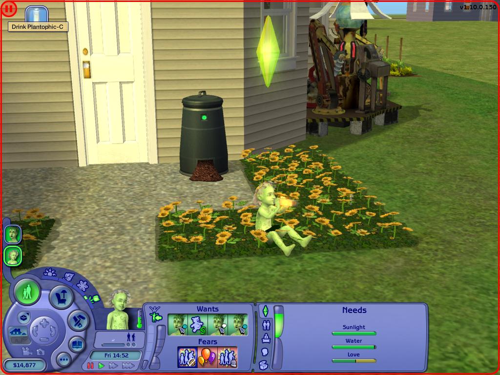 Mod The Sims - Toddler plantsims can drink plantophic-C